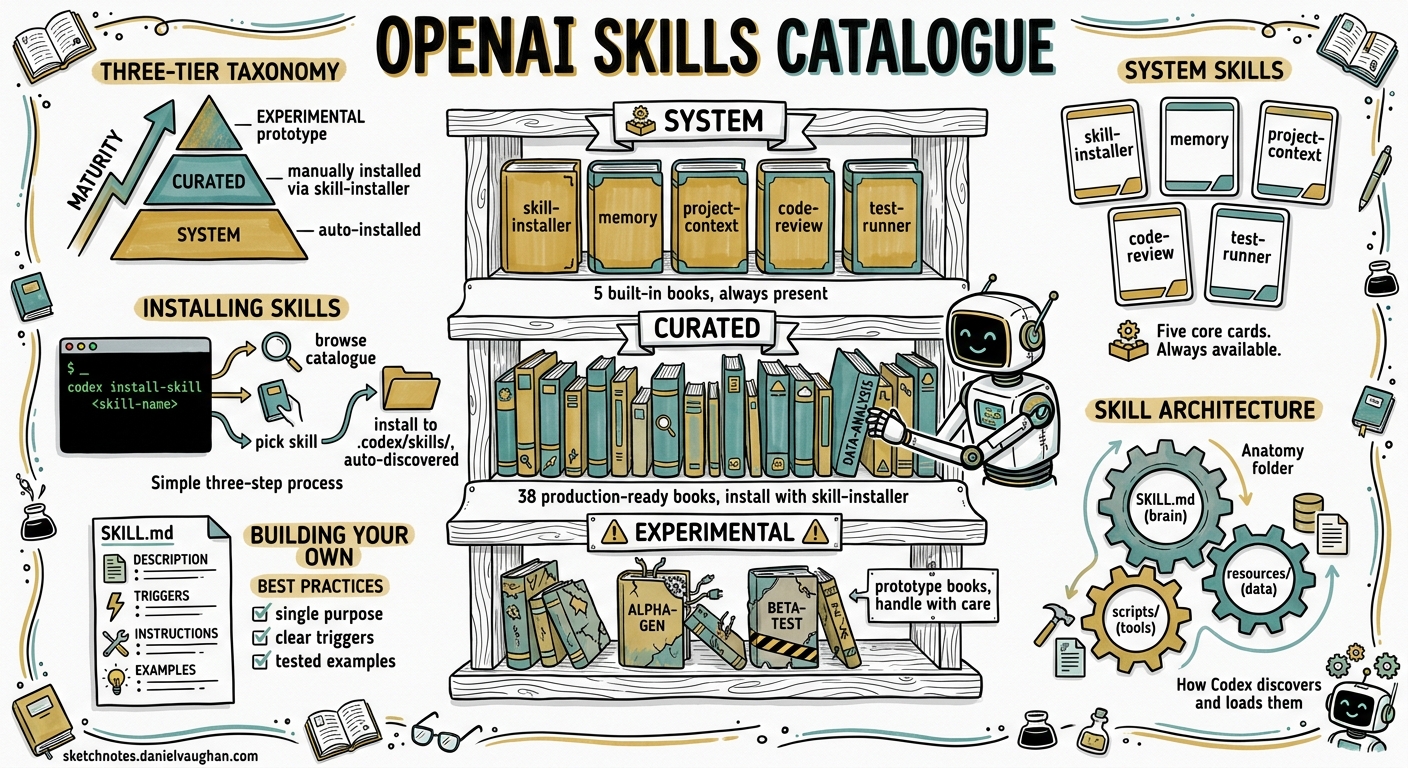 The Official OpenAI Skills Catalogue: System, Curated, and Experimental ...